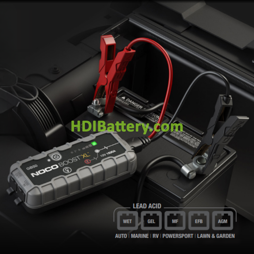 NOCO Boost XL GB50 | Arrancador de Batería UltraSafe 1500A | Motores ...